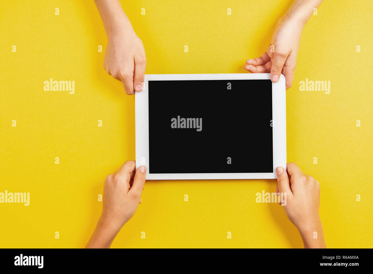 Child holding tablet computer business hi-res stock photography and ...