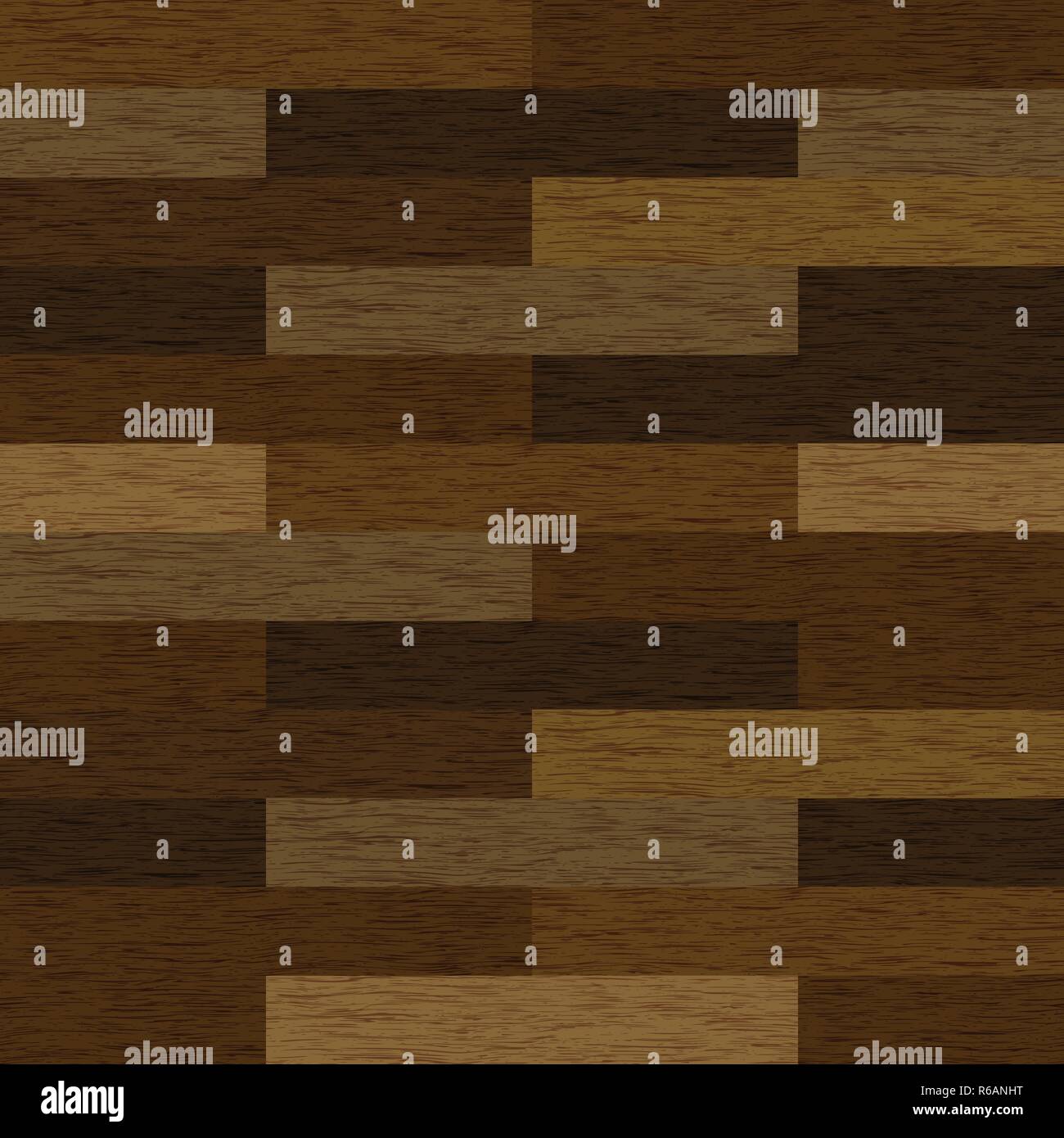 Realistic seamless illustration of textures of wooden parquet or boards ...