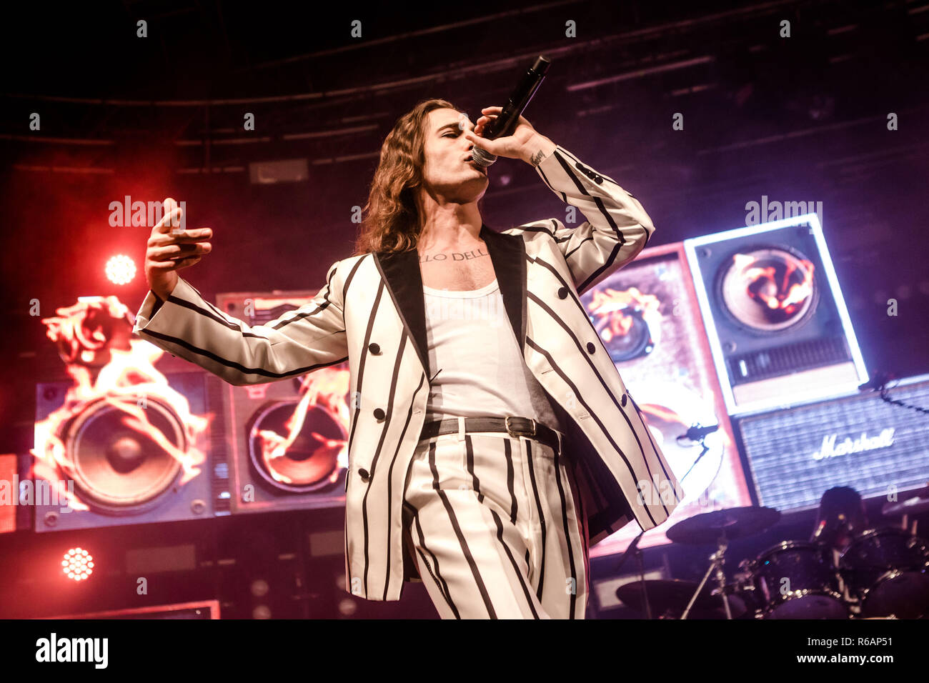 Maneskin performs live at Fabrique in Milano, Italy, on November 23 ...