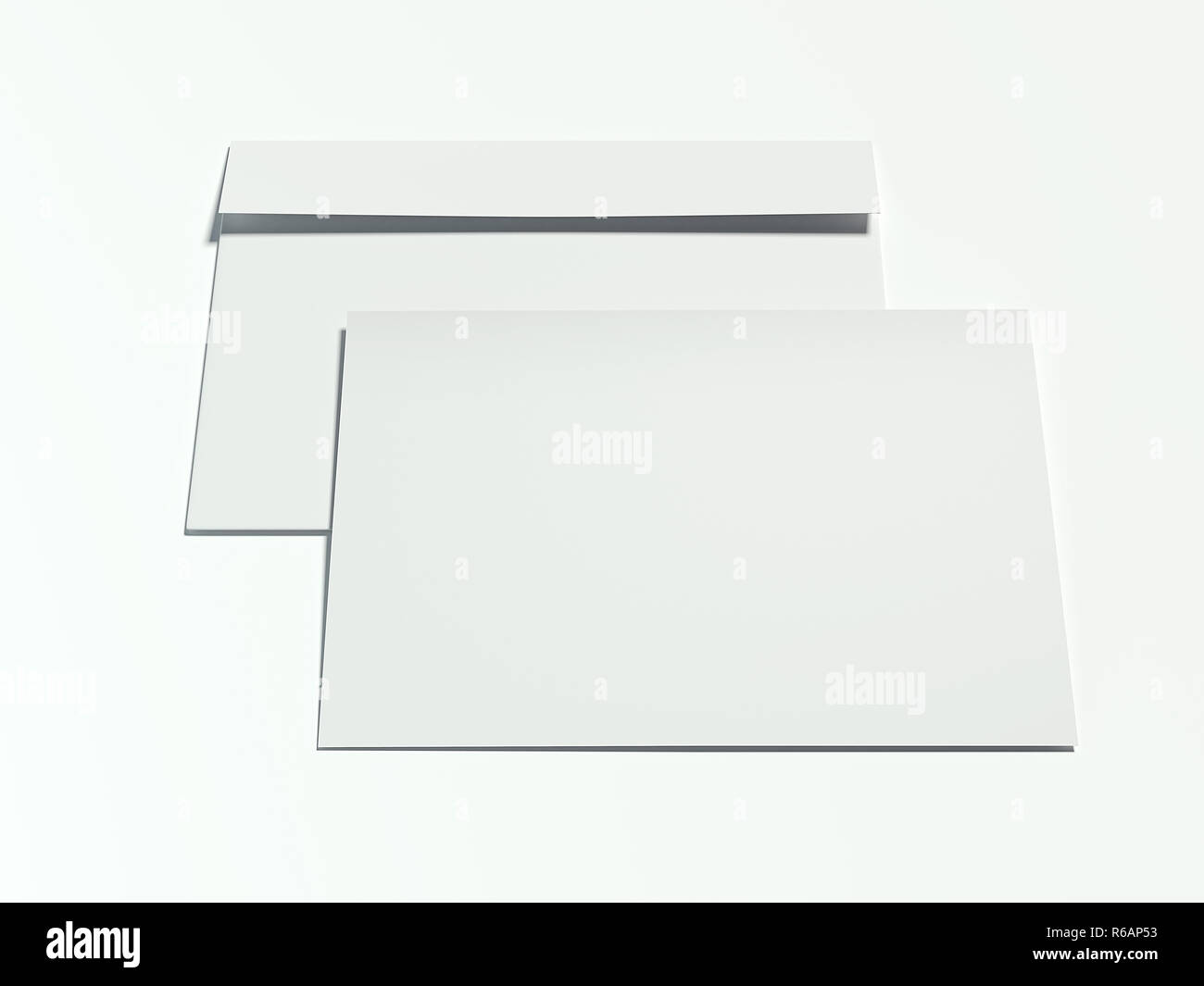 Realistic mail envelopes mockup message postal mail hi-res stock ...