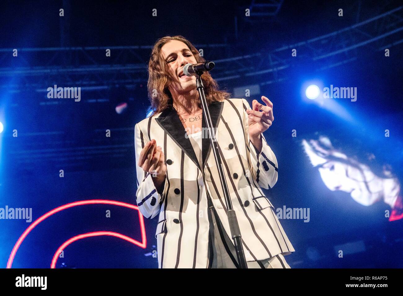 Maneskin performs live at Fabrique in Milano, Italy, on November 23 ...