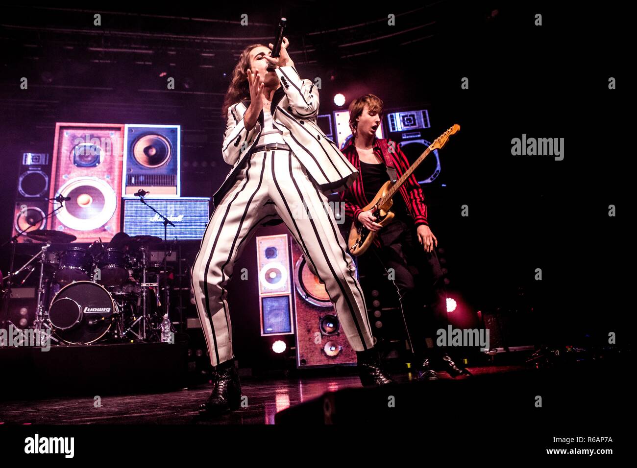 Maneskin performs live at Fabrique in Milano, Italy, on November 23 ...