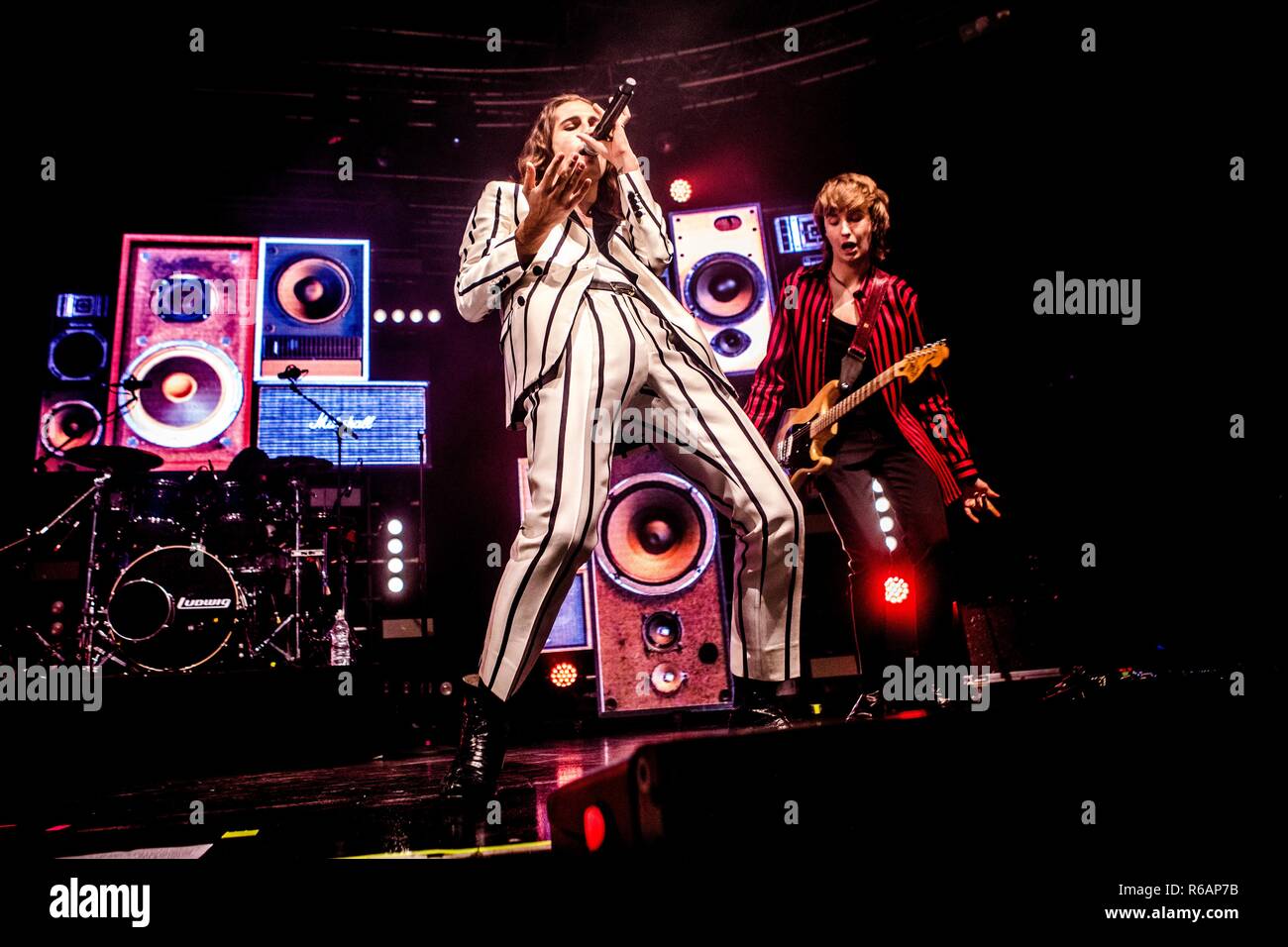 Maneskin performs live at Fabrique in Milano, Italy, on November 23 ...