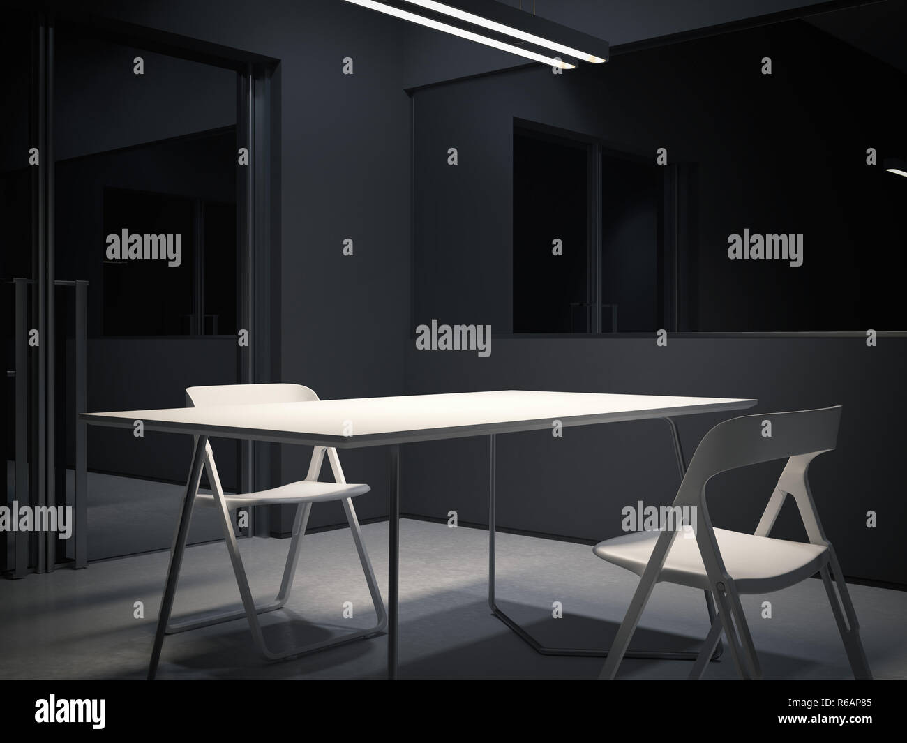 Interrogation room and table hi-res stock photography and images - Alamy
