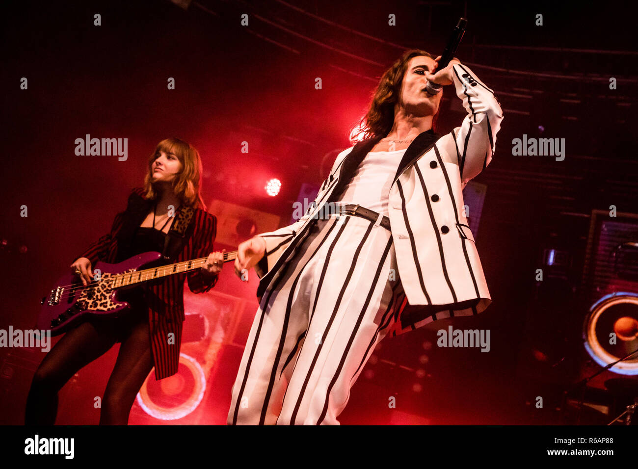 Maneskin performs live at Fabrique in Milano, Italy, on November 23 ...