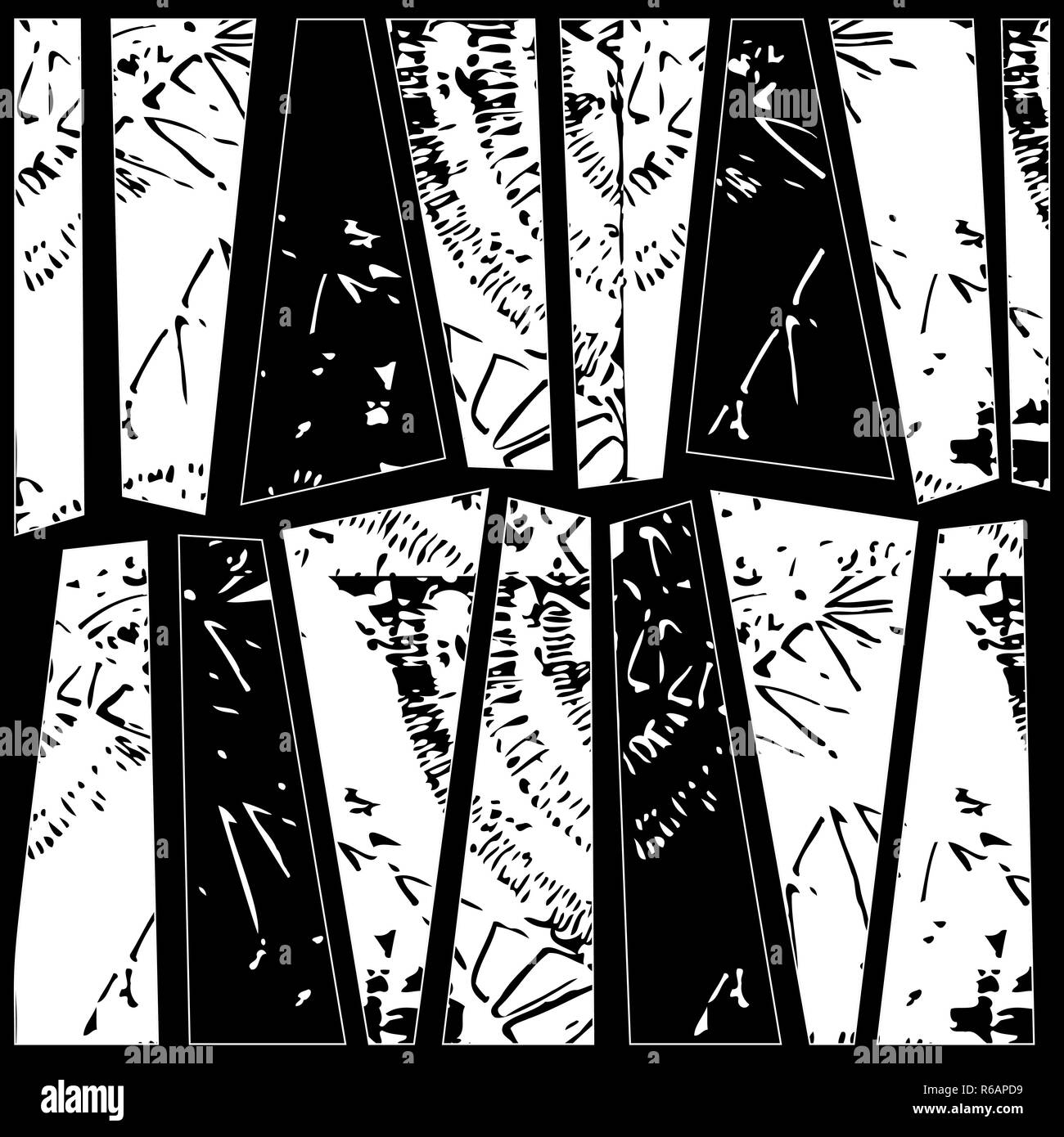 Constructive geometric pattern in shades of brown colors. Emotional ...