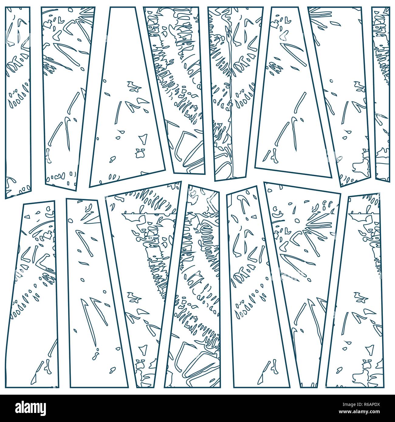 Constructive geometric pattern in shades of brown colors. Emotional ...