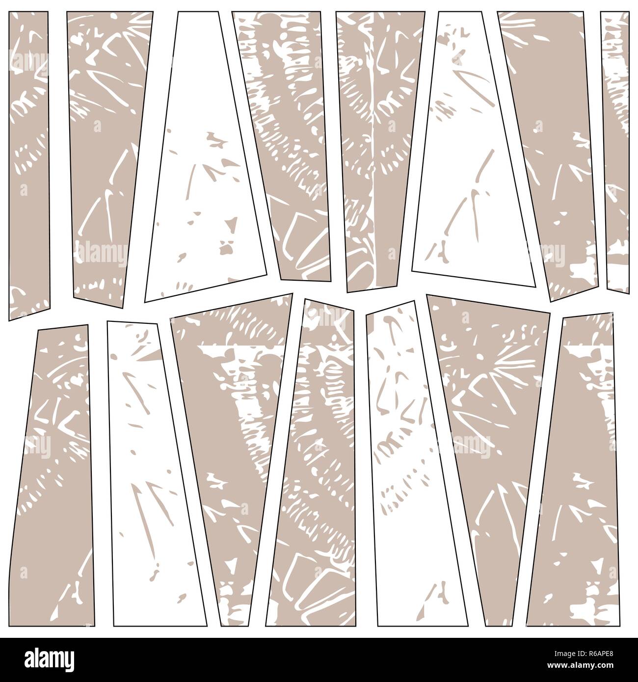 Constructive geometric pattern in shades of brown colors. Emotional ...