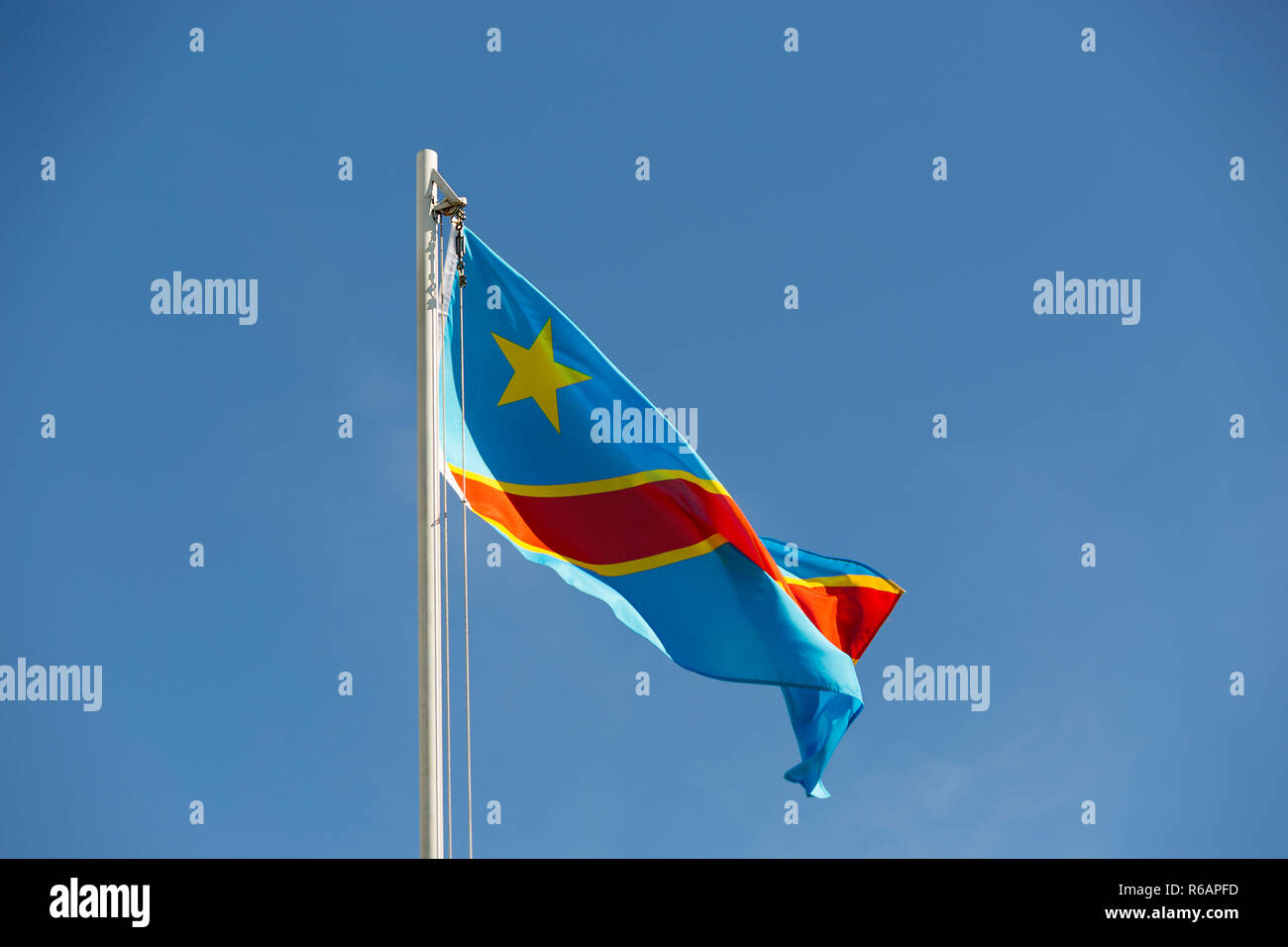 Democratic republic congo flag motion hi-res stock photography and ...