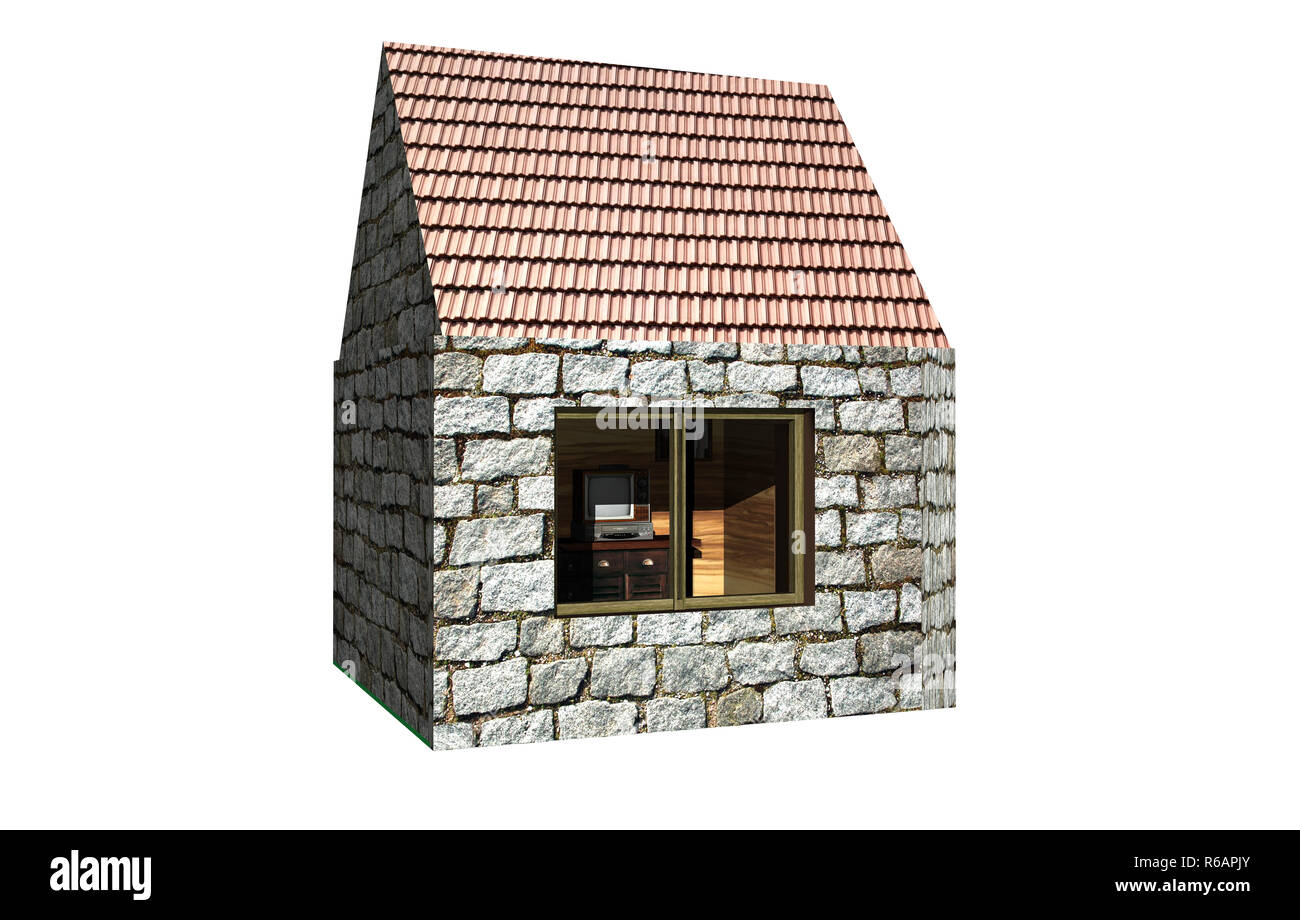 old medieval house Stock Photo - Alamy