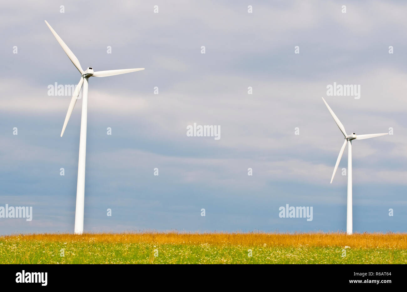 Wind Wheel In Germany Stock Photo - Alamy