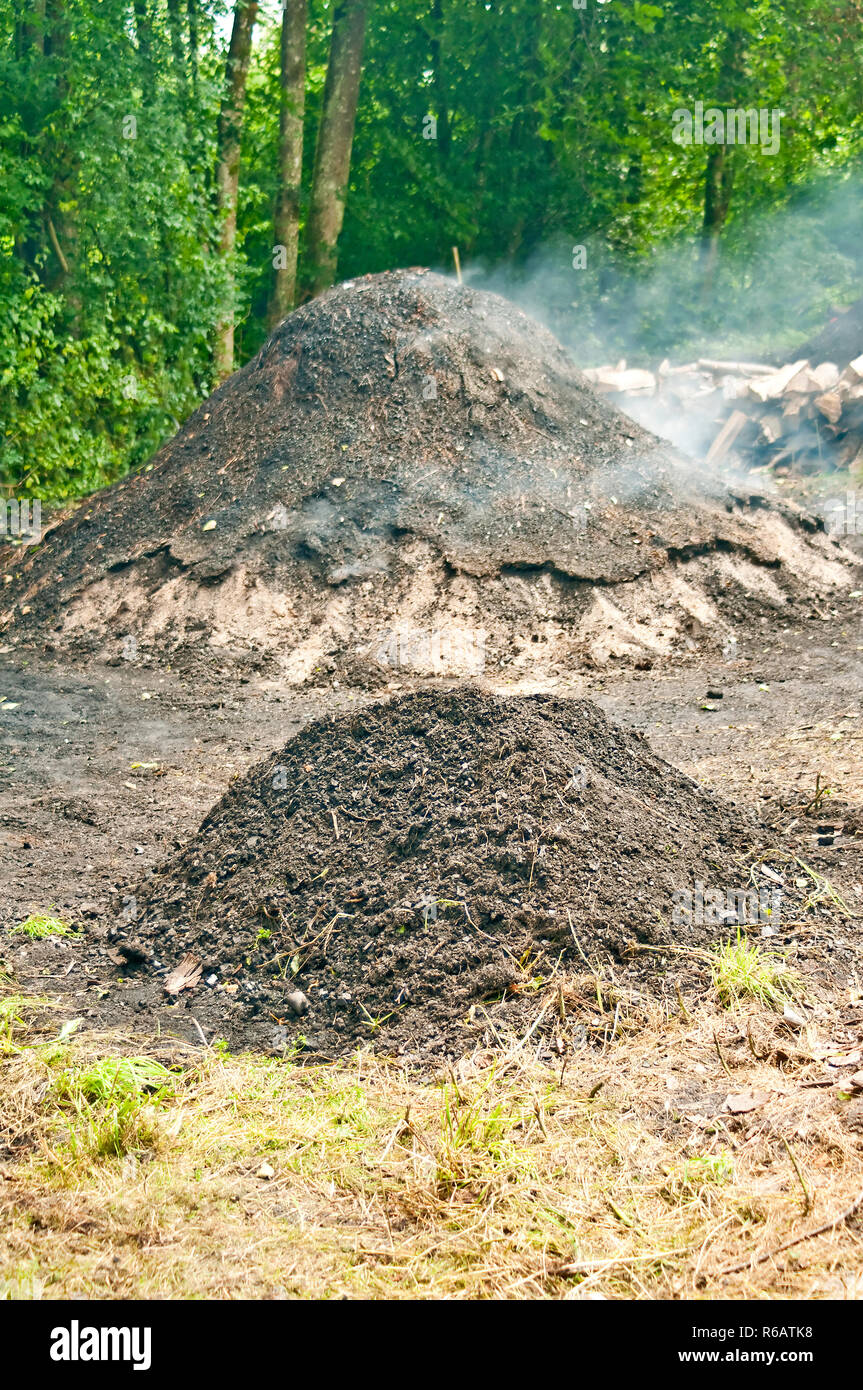 Charcoal burner craft hi-res stock photography and images - Alamy