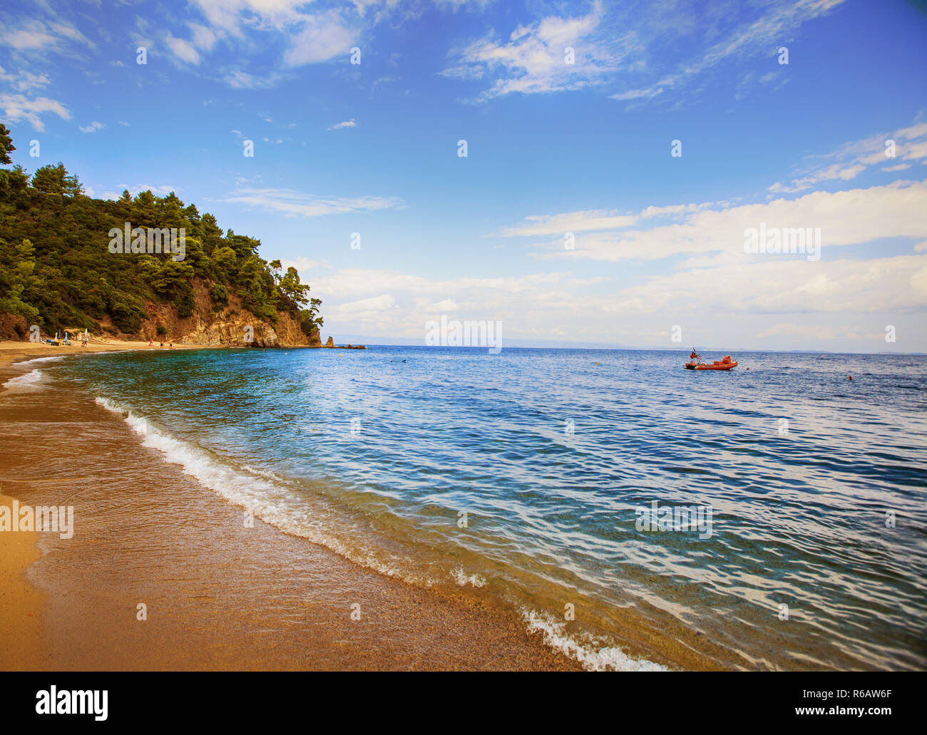 Sand Beach landscape Stock Photo - Alamy