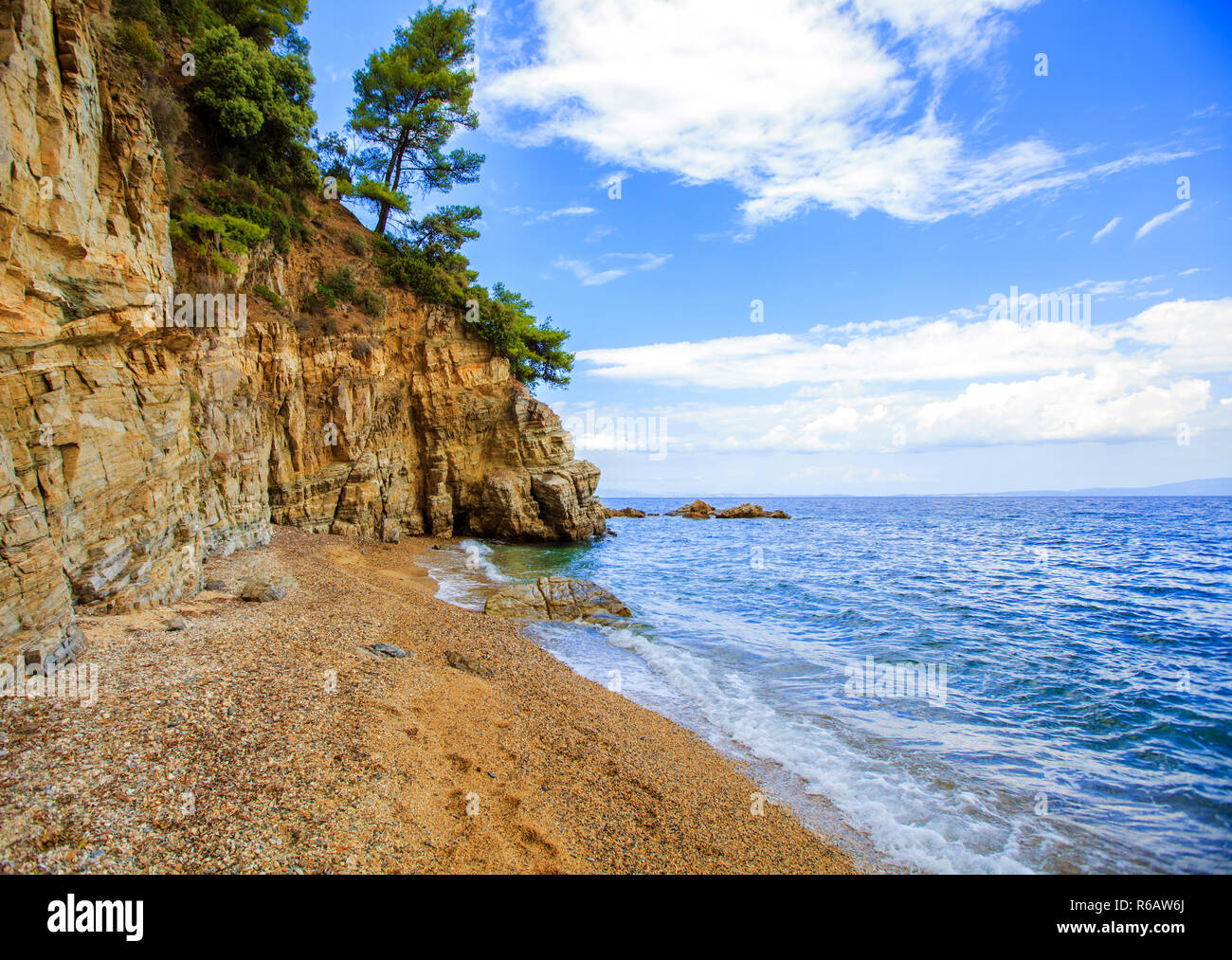 Sand Beach landscape Stock Photo - Alamy