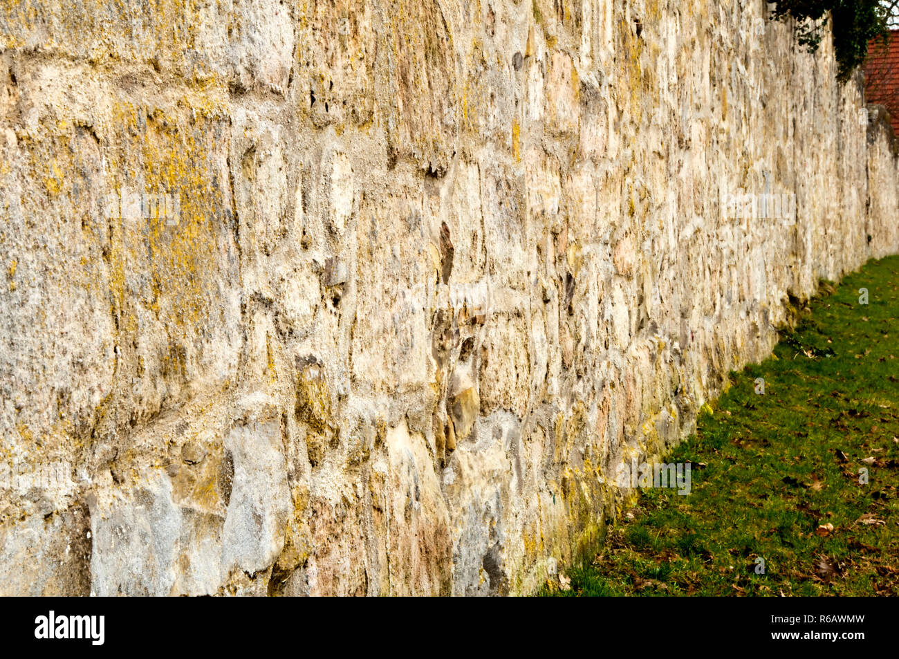 Detail Of An Old Wall Stock Photo - Alamy