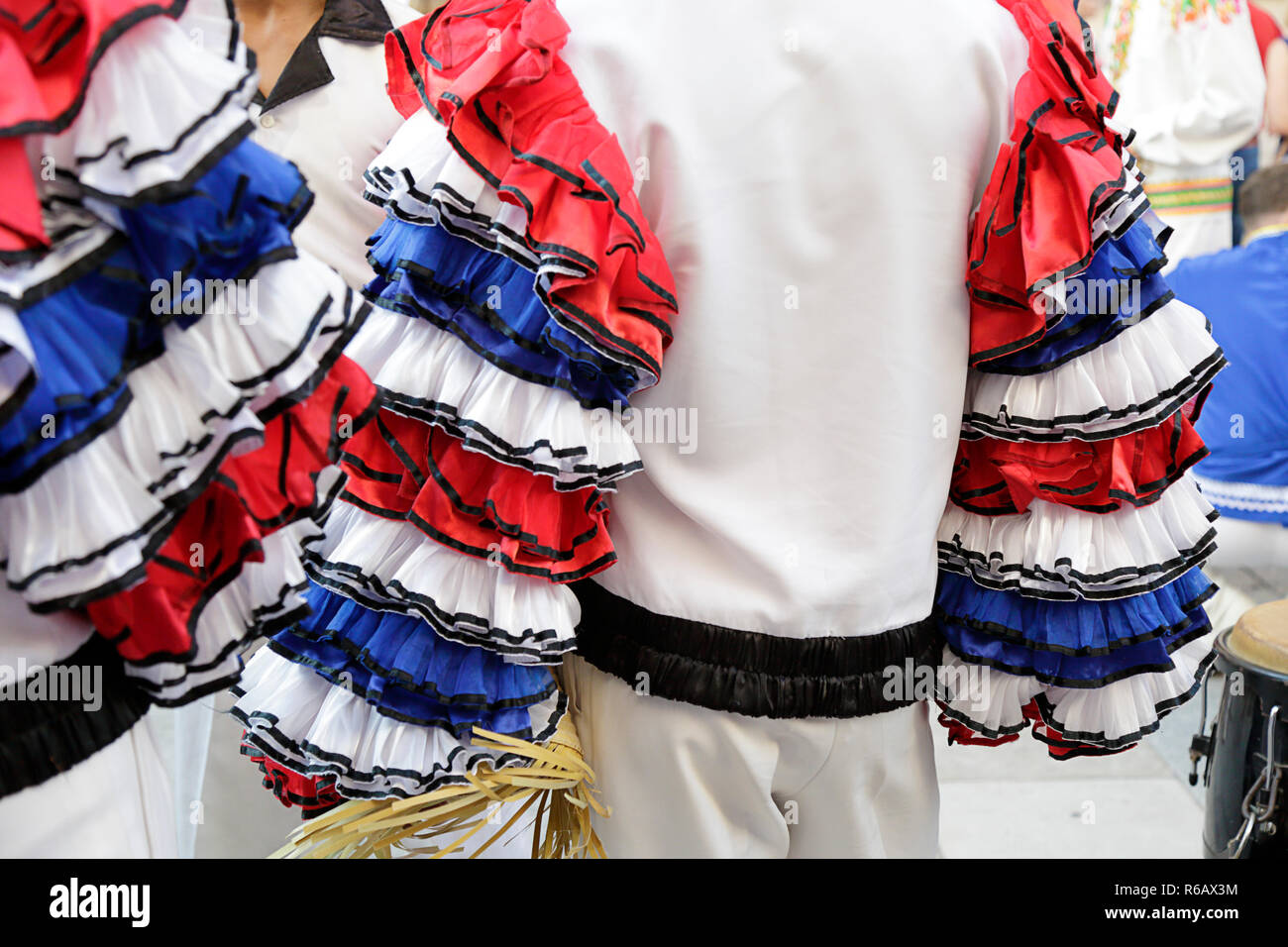 Man wearing one of the folk costume of Cuba Stock Photo - Alamy