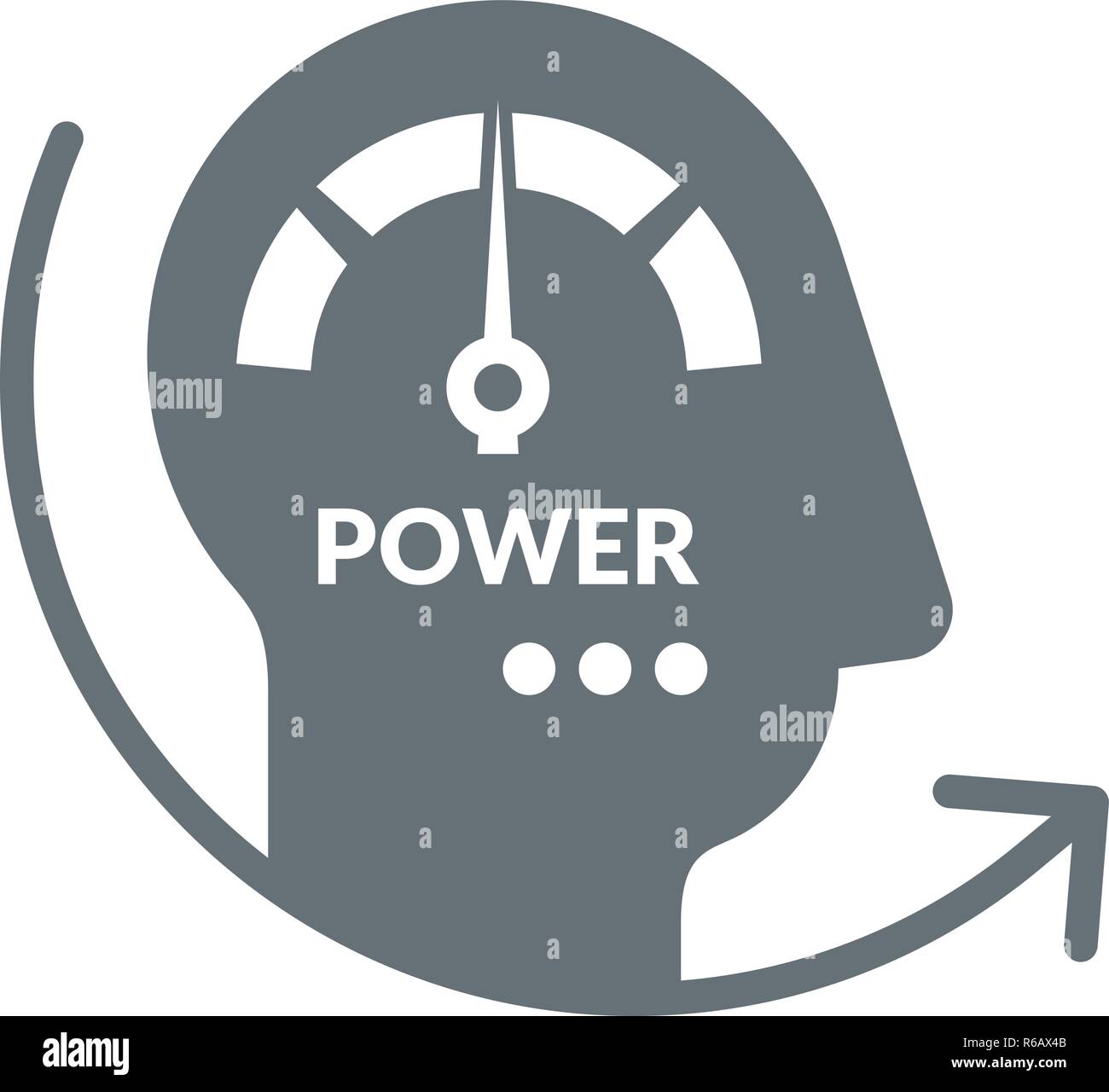 Brain Power Utilization - Icon as EPS 10 File Stock Vector Image & Art ...