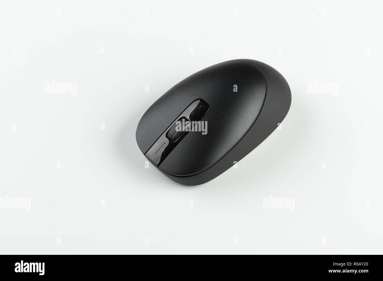 black wireless computer mouse Stock Photo - Alamy
