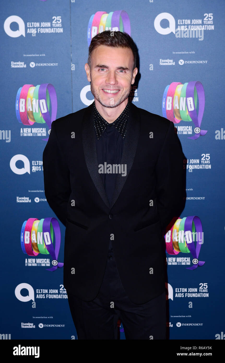 Gary Barlow attending the Gala Night for Take That's The Band musical ...