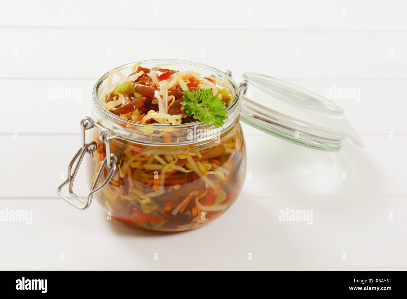 pickled bean sprout salad Stock Photo - Alamy
