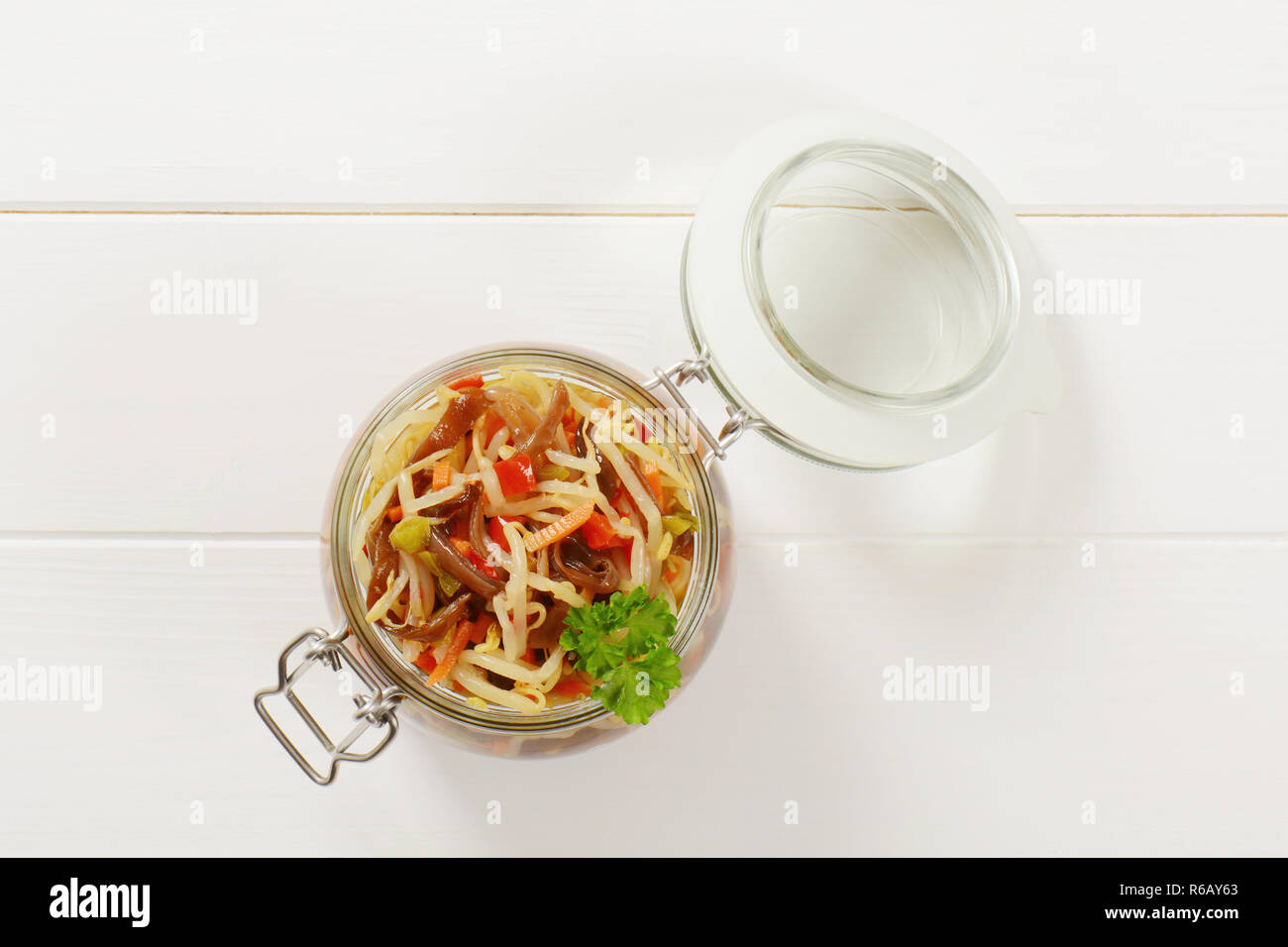 pickled bean sprout salad Stock Photo - Alamy