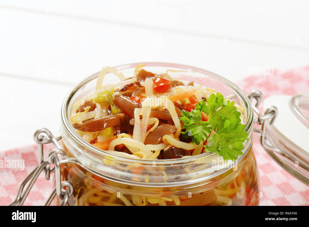pickled bean sprout salad Stock Photo - Alamy
