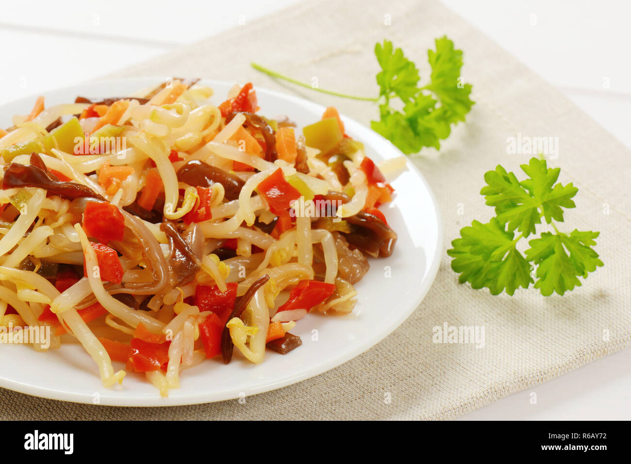 pickled bean sprout salad Stock Photo - Alamy
