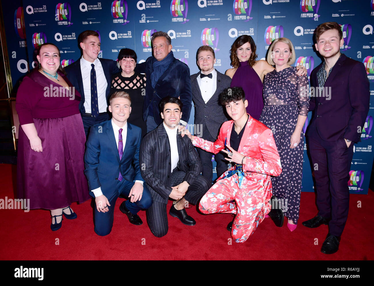 The cast of The Band The Musical attending the Gala Night for Take That ...