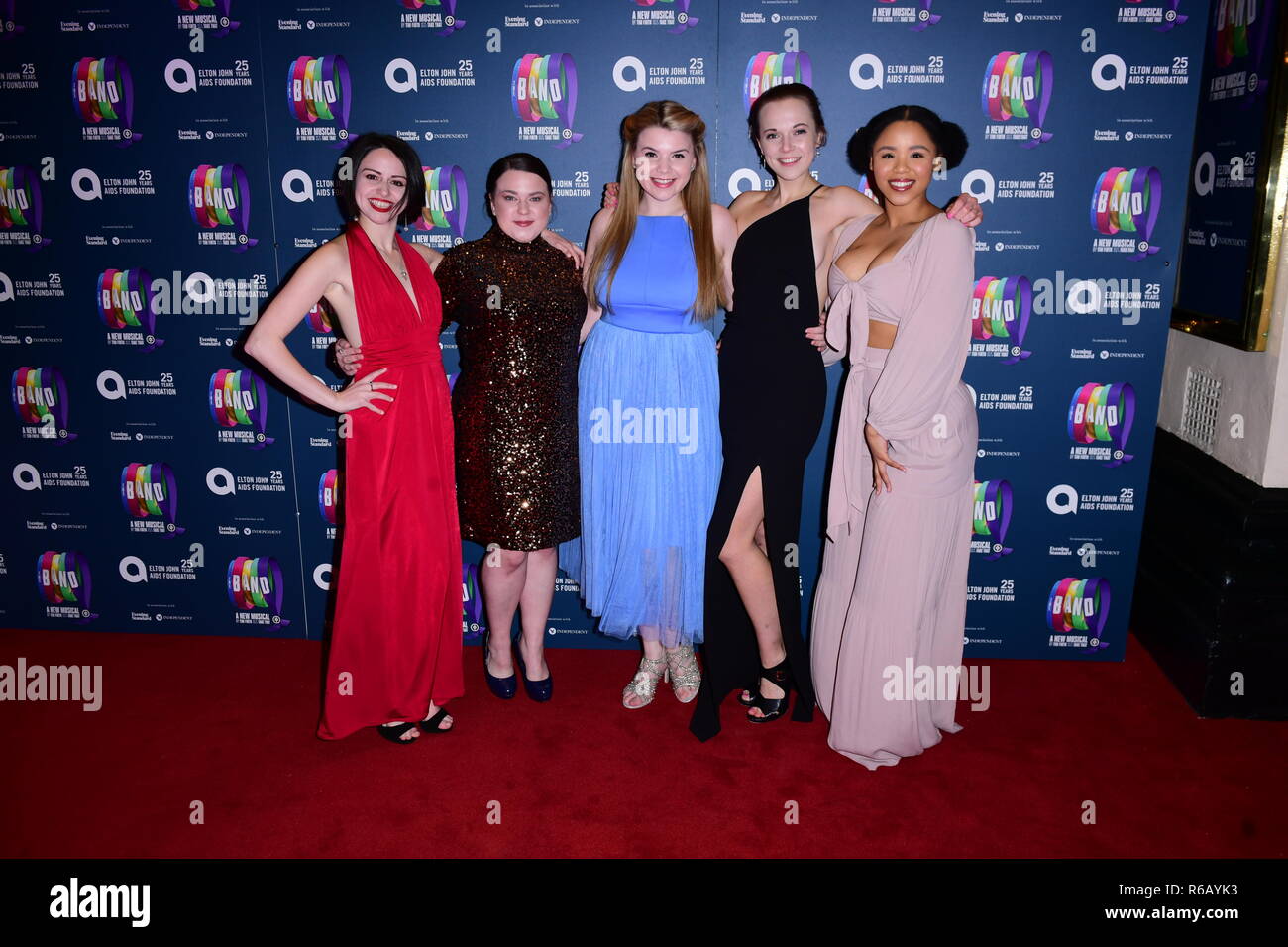 The cast band musical attending gala night hi-res stock photography and ...