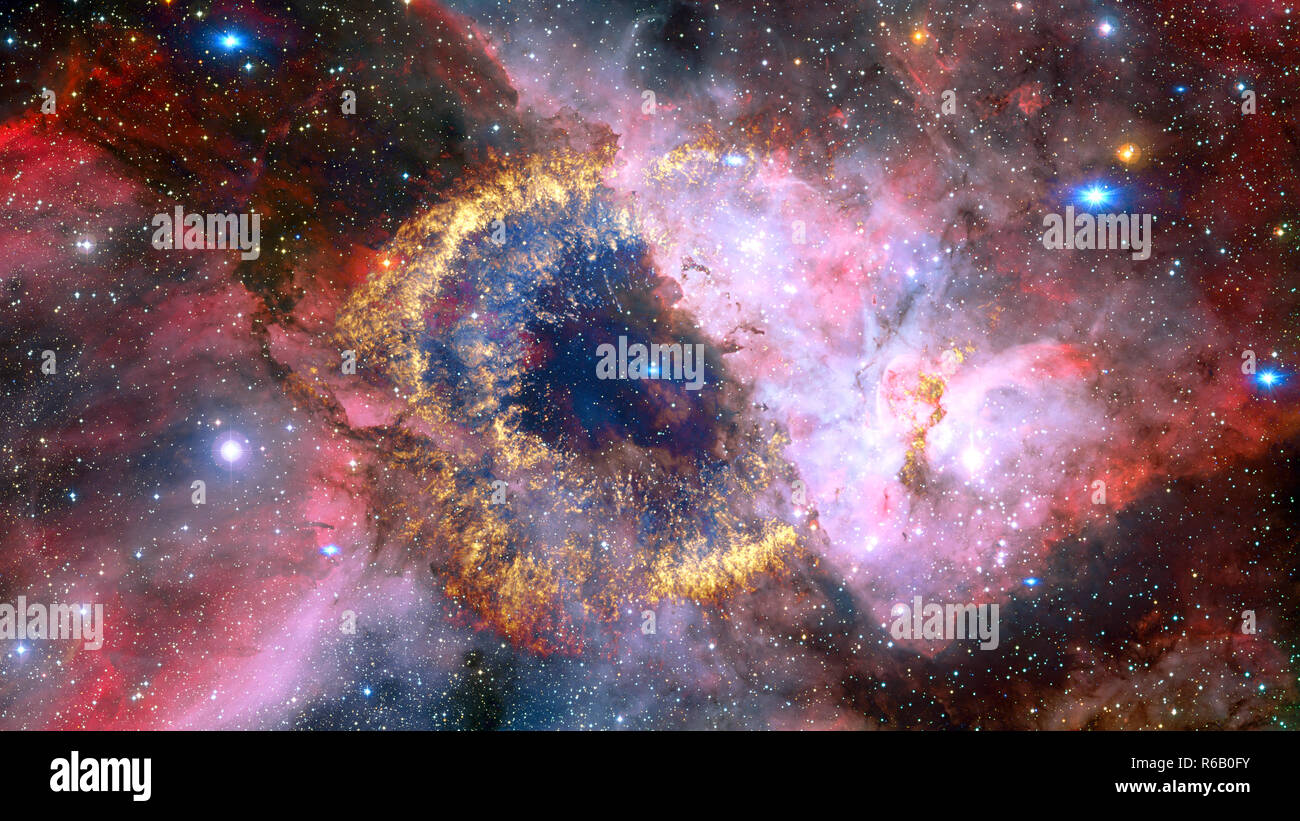 Colorful deep space. Elements of this image furnished by NASA Stock ...