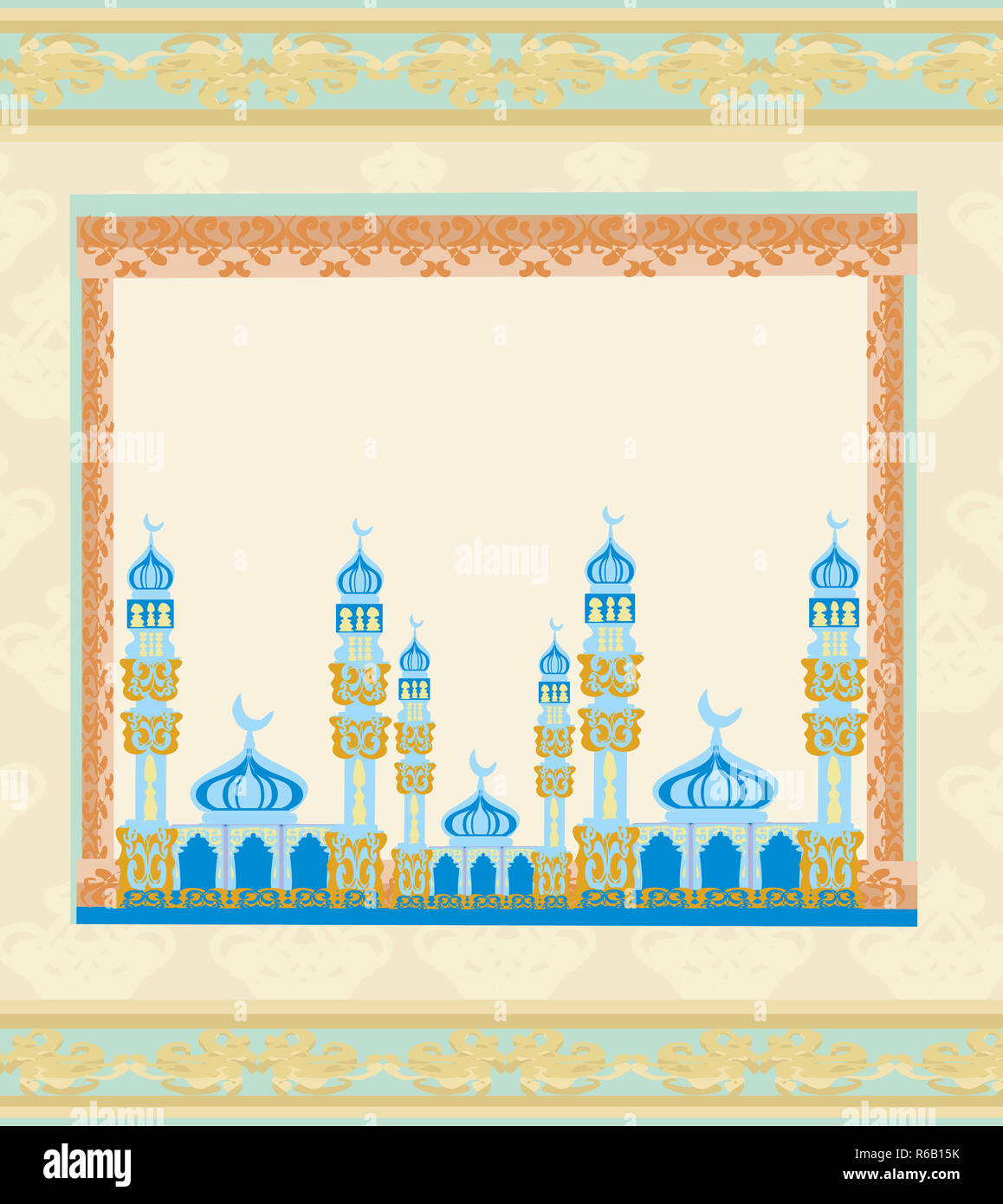 ramadan kareem festival frame Stock Photo - Alamy