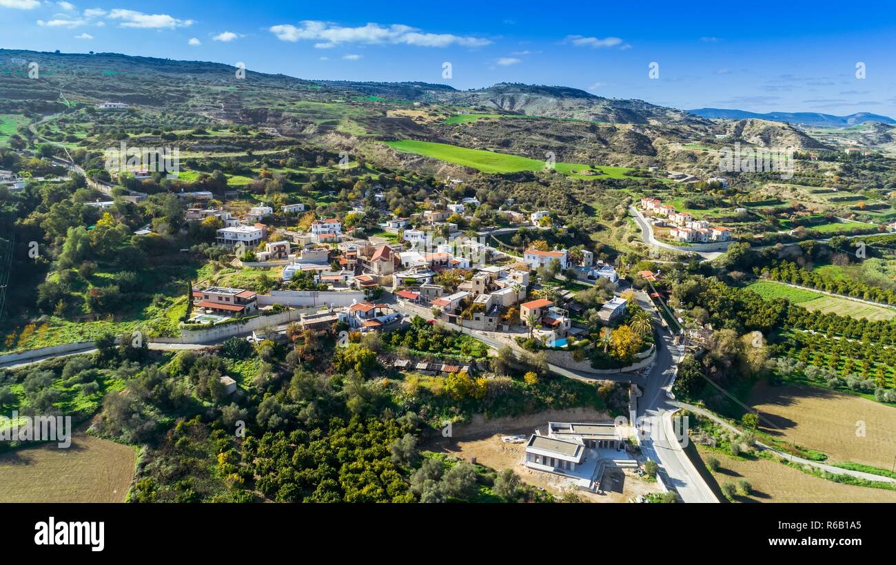 Aerial Goudi, Paphos, Cyprus Stock Photo - Alamy