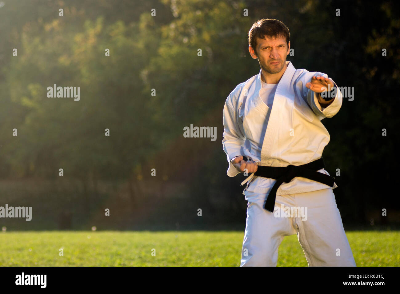 Black belt karate expert hi-res stock photography and images - Alamy