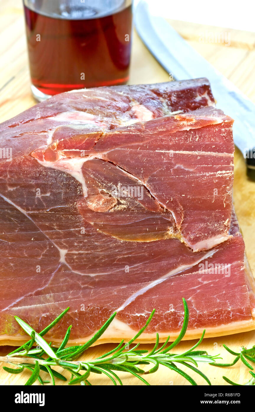 Ham Of Italy Stock Photo - Alamy