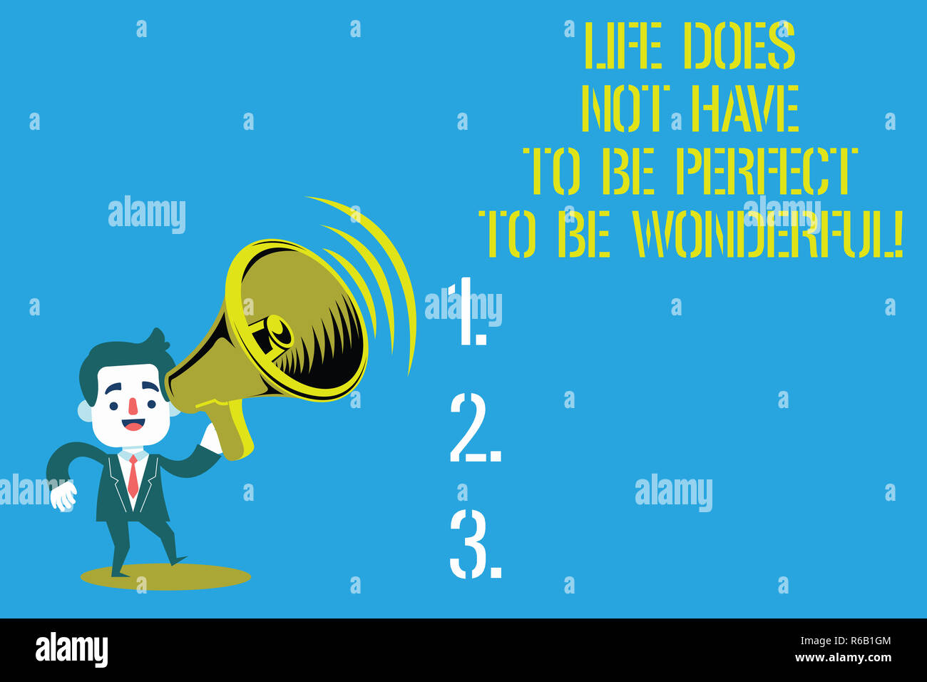 Word writing text Life Does Not Have To Be Perfect To Be Wonderful ...