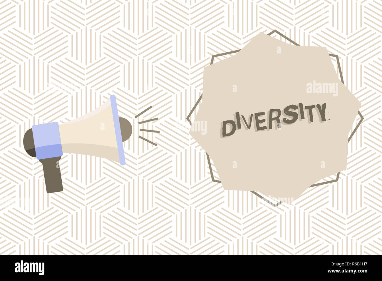 Text sign showing Diversity. Conceptual photo state of being diverse ...