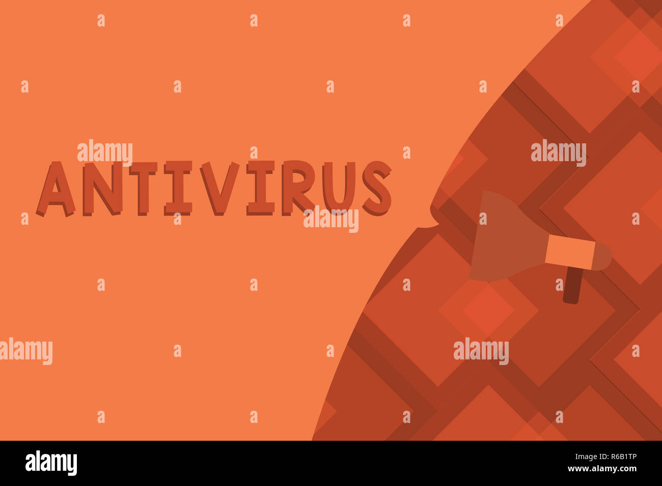 Conceptual hand writing showing Antivirus. Business photo text software ...