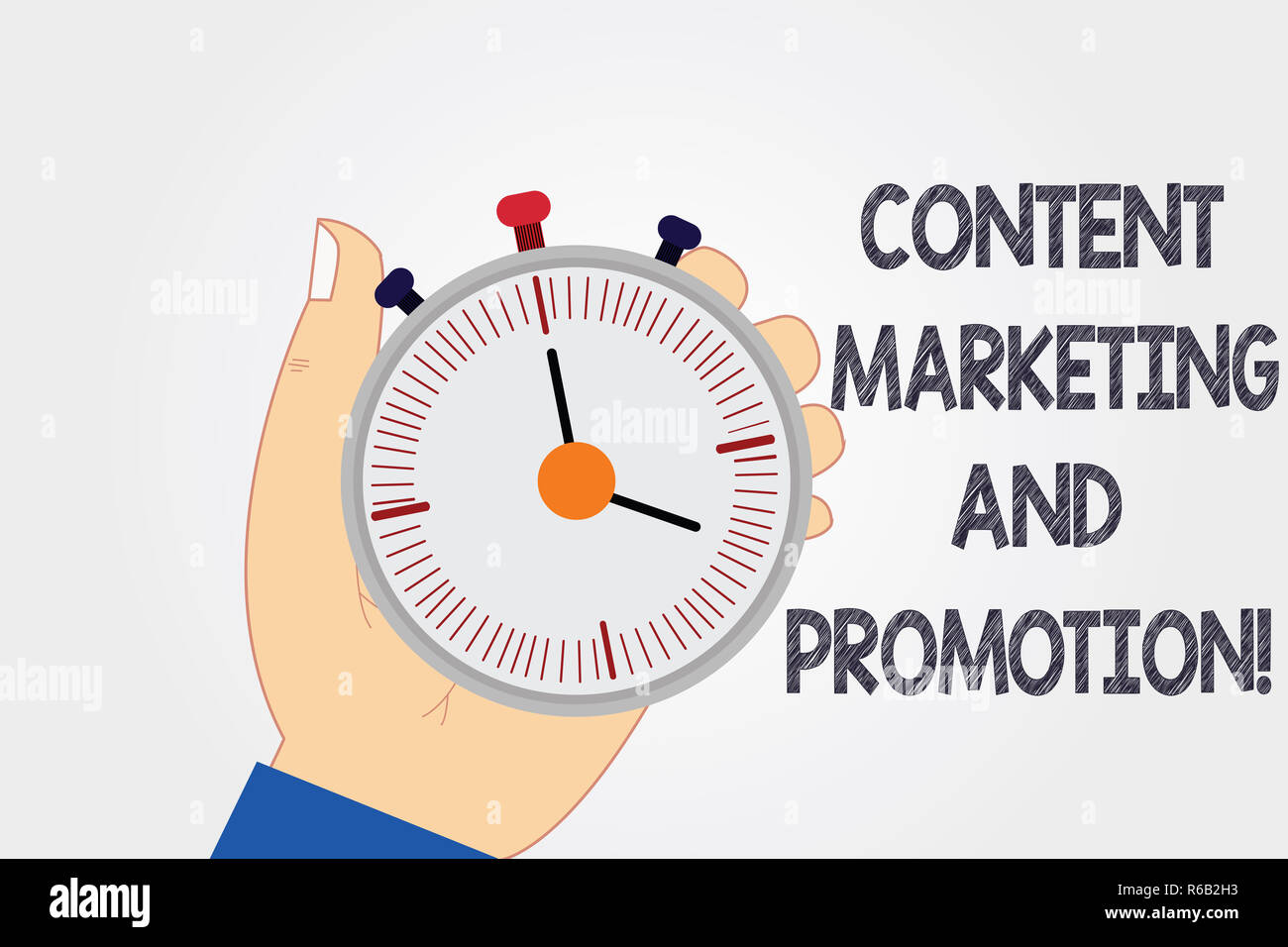 Handwriting text writing Content Marketing And Promotion. Concept ...