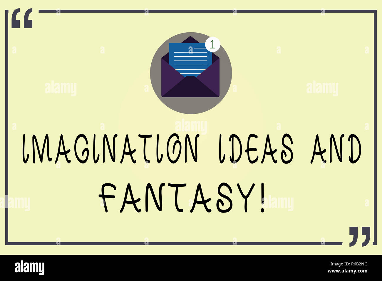 Writing note showing Imagination Ideas And Fantasy. Business photo ...