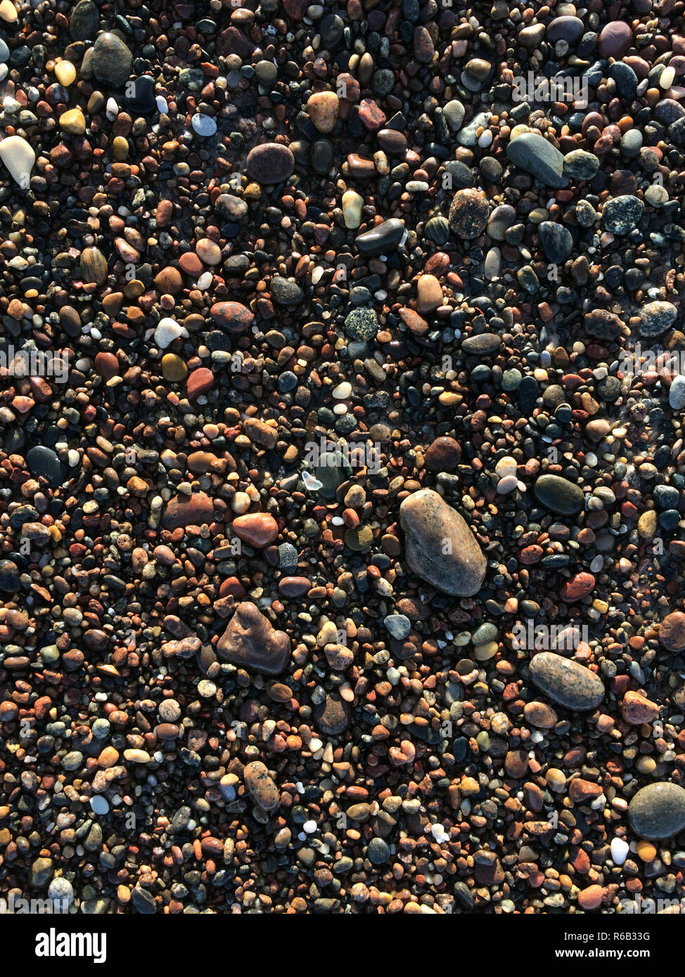 Curve of a pebble beach hi-res stock photography and images - Alamy