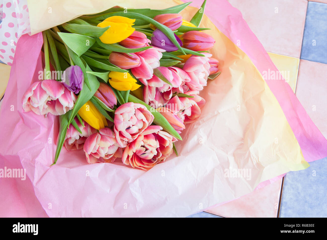 Colorful Spring Flowers Stock Photo - Alamy