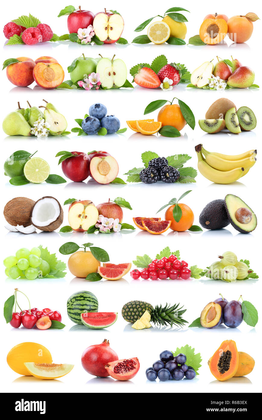 fruits fruit fruit collage apple banana oranges strawberry apples melon ...