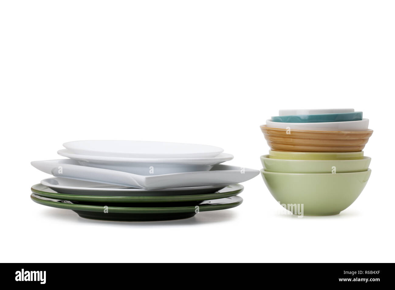 ceramic bowl and plate Stock Photo - Alamy