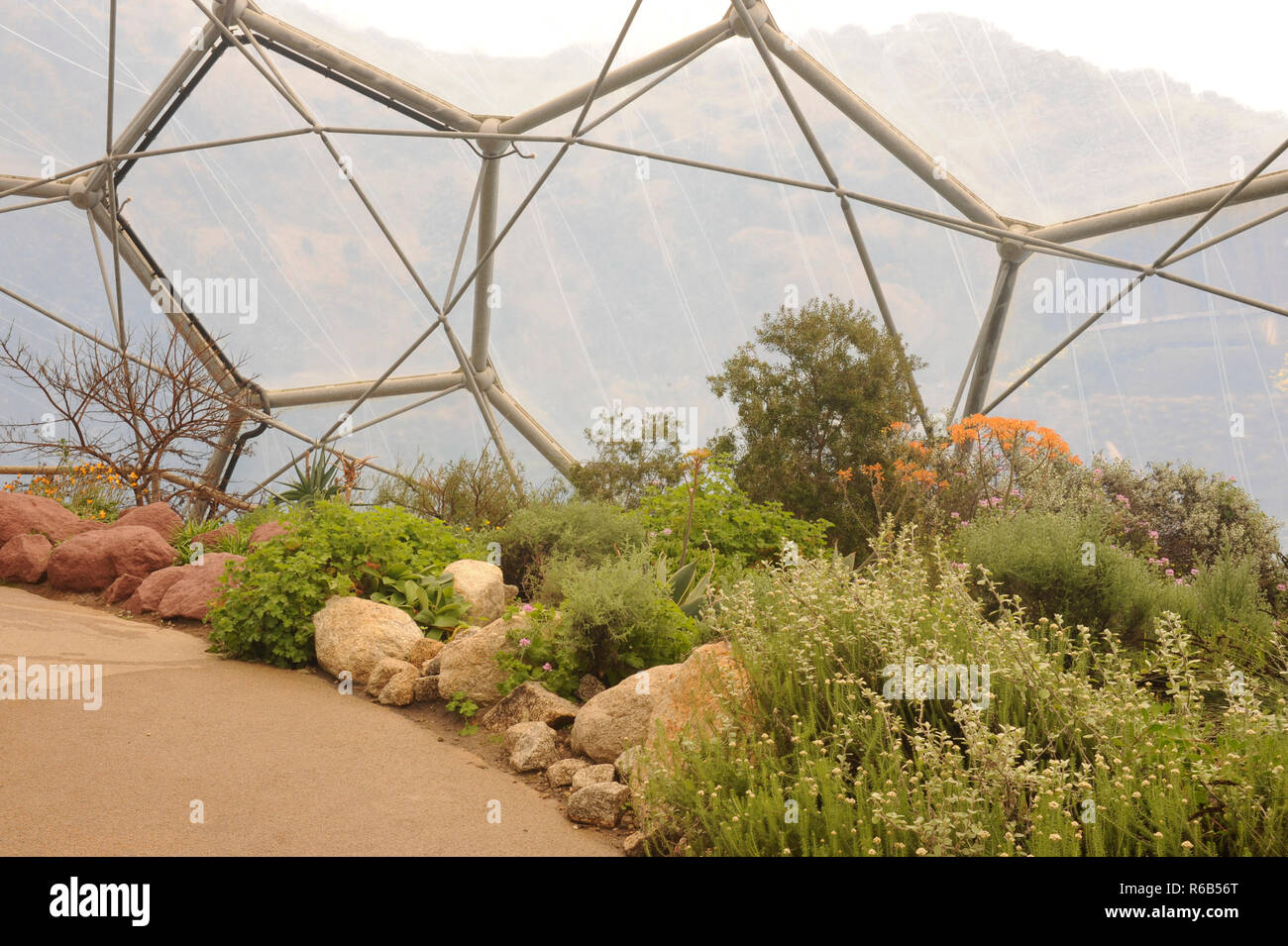 Eden project indoor waterfall hi-res stock photography and images - Alamy