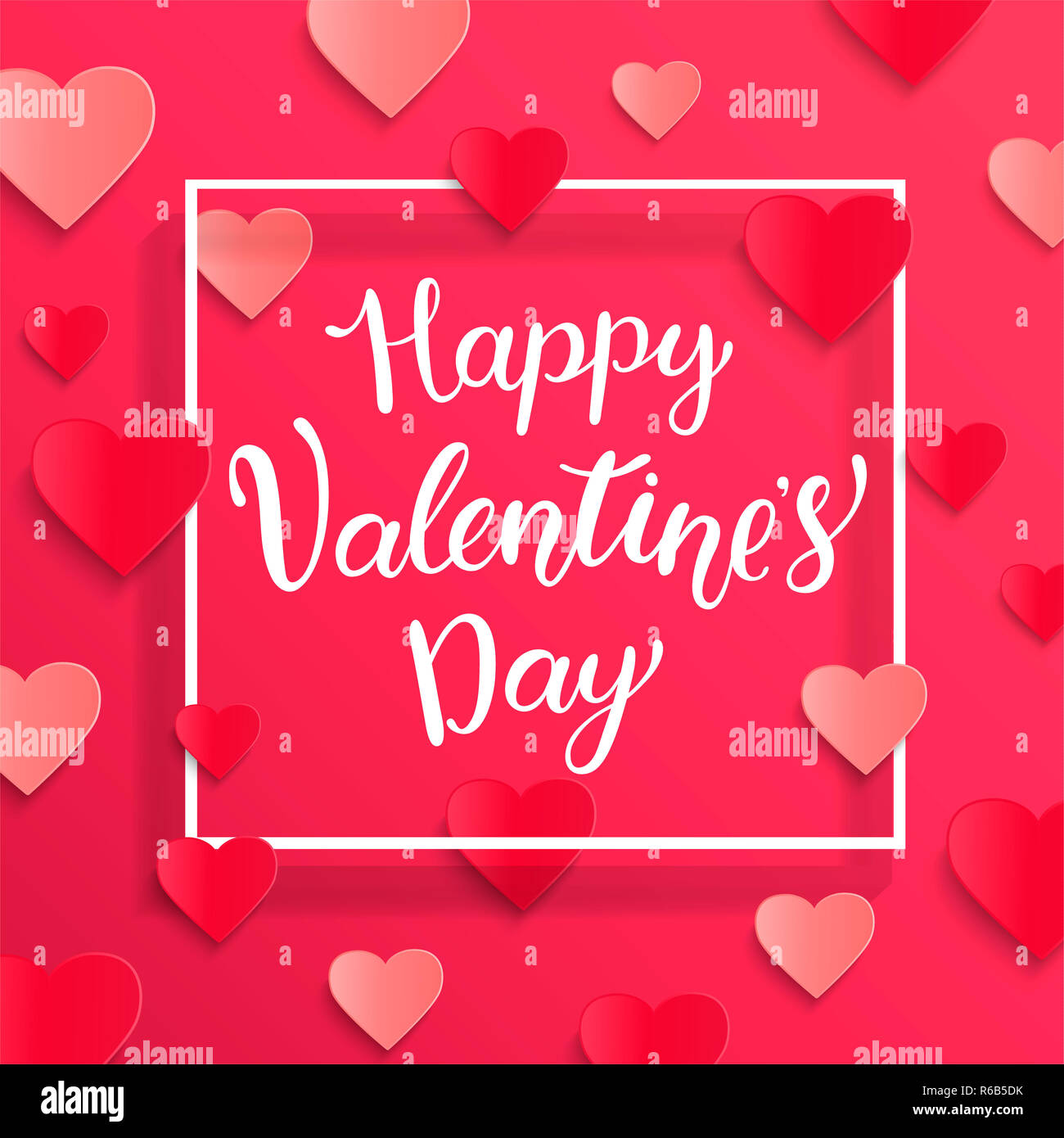 Card for happy Valentines day Stock Photo - Alamy