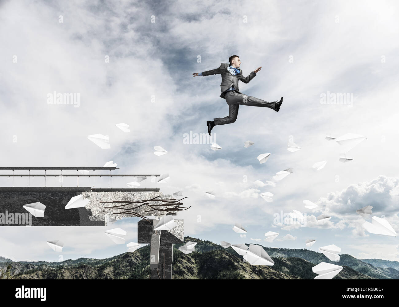 Problems and difficulties overcoming concept Stock Photo - Alamy