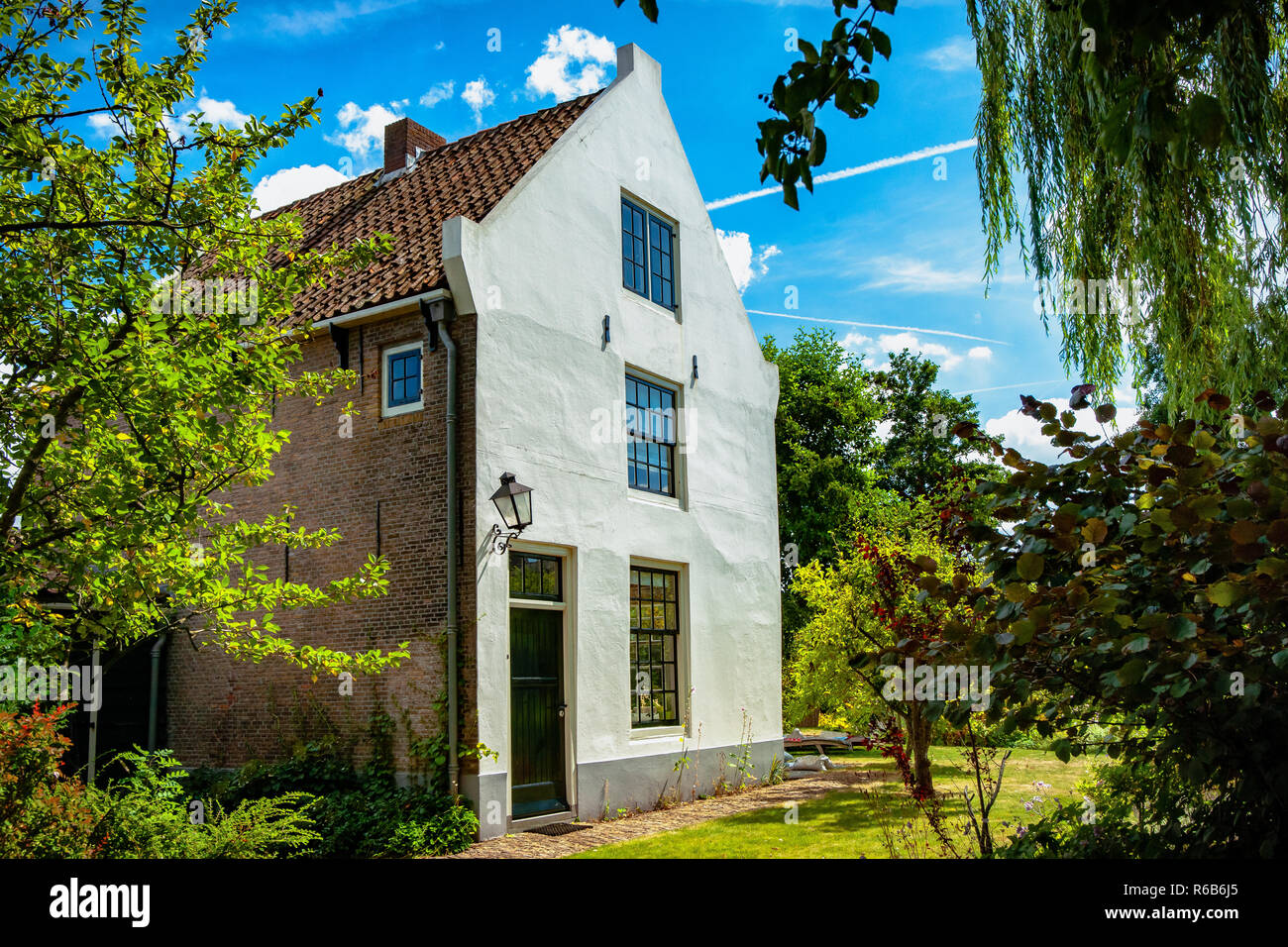 Details of cultural heritage in an old Dutch village (De Rijp) in North ...