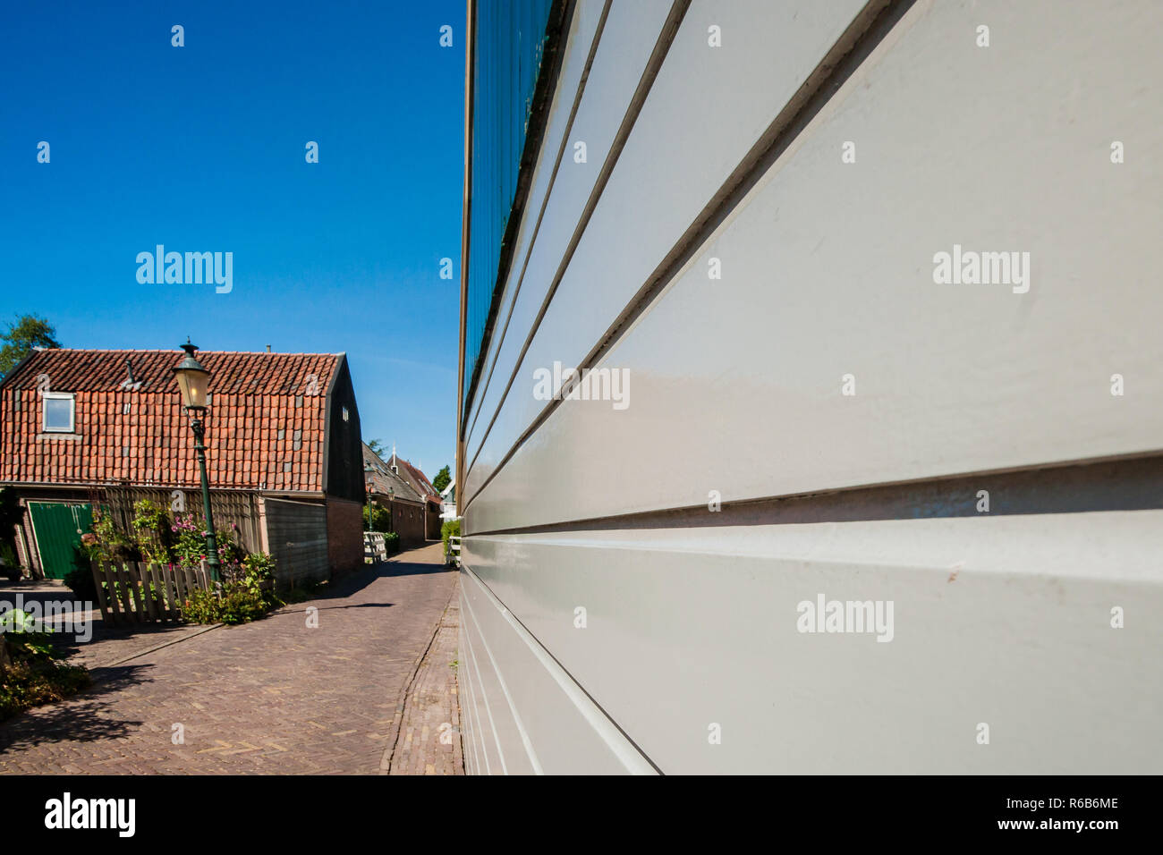 Details of cultural heritage in an old Dutch village (De Rijp) in North ...