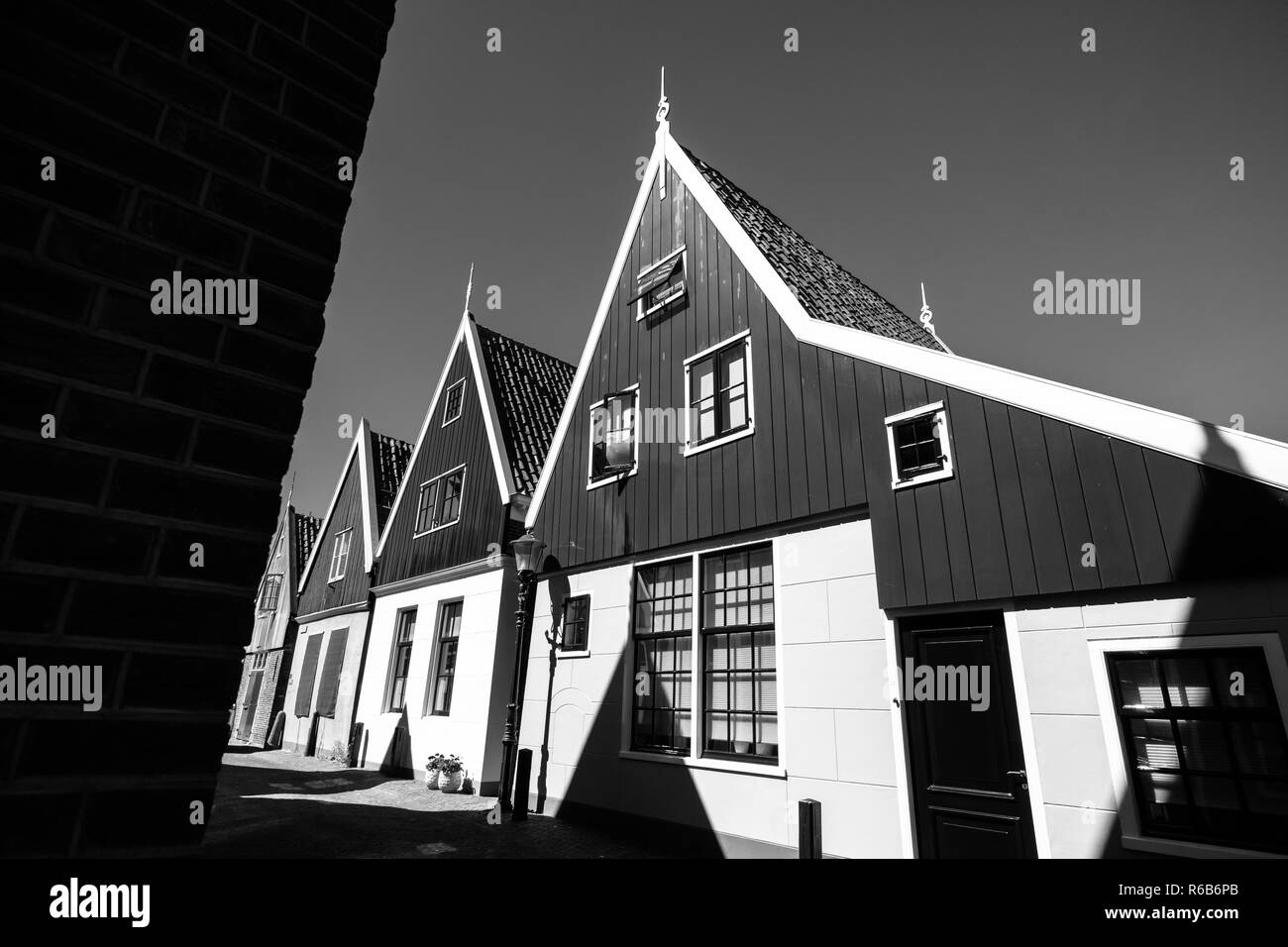 Details of cultural heritage in an old Dutch village (De Rijp) in North ...