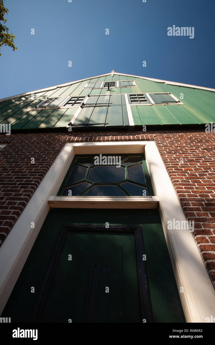 Details of cultural heritage in an old Dutch village (De Rijp) in North ...